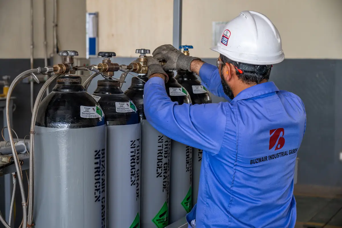 Nitrogen (N2) – Industrial Gases Factory – Buzwair Industrial Gases